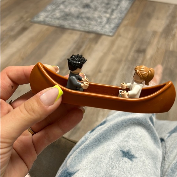Lego | Toys | Joey And Rachel From Friends Lego Brown Canoe With ...